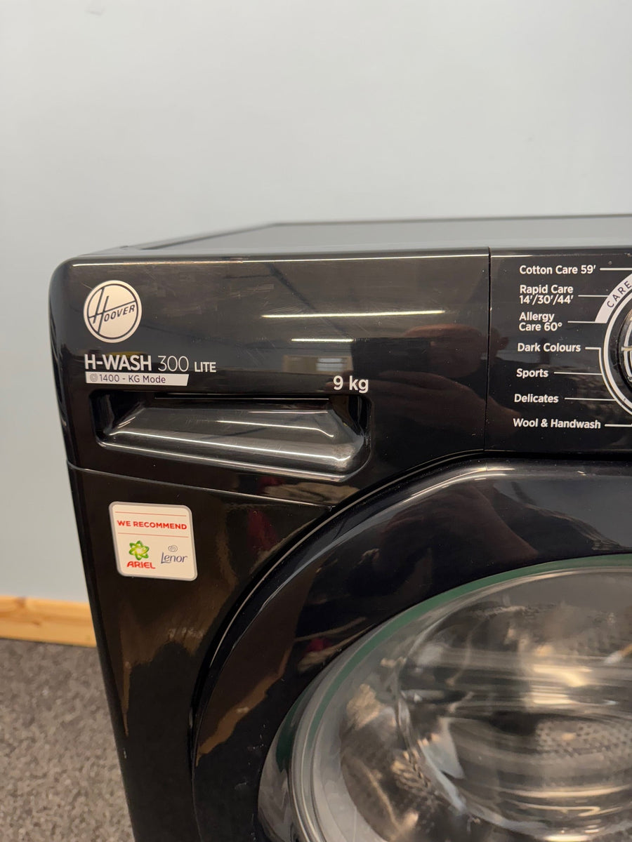 Hoover H3W492DABB4/1-80 9kg 1400rpm Spin Washing Machine - Black | AWH – Appliance World Halifax